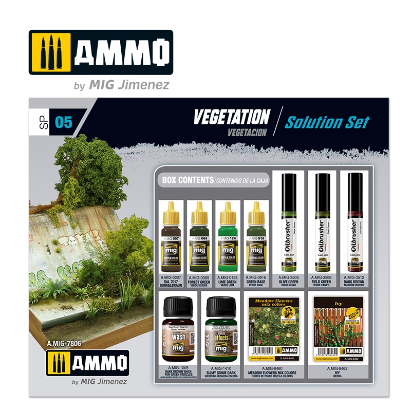 AMMO Brasil | A.MIG-7806 VEGETATION SOLUTION SET