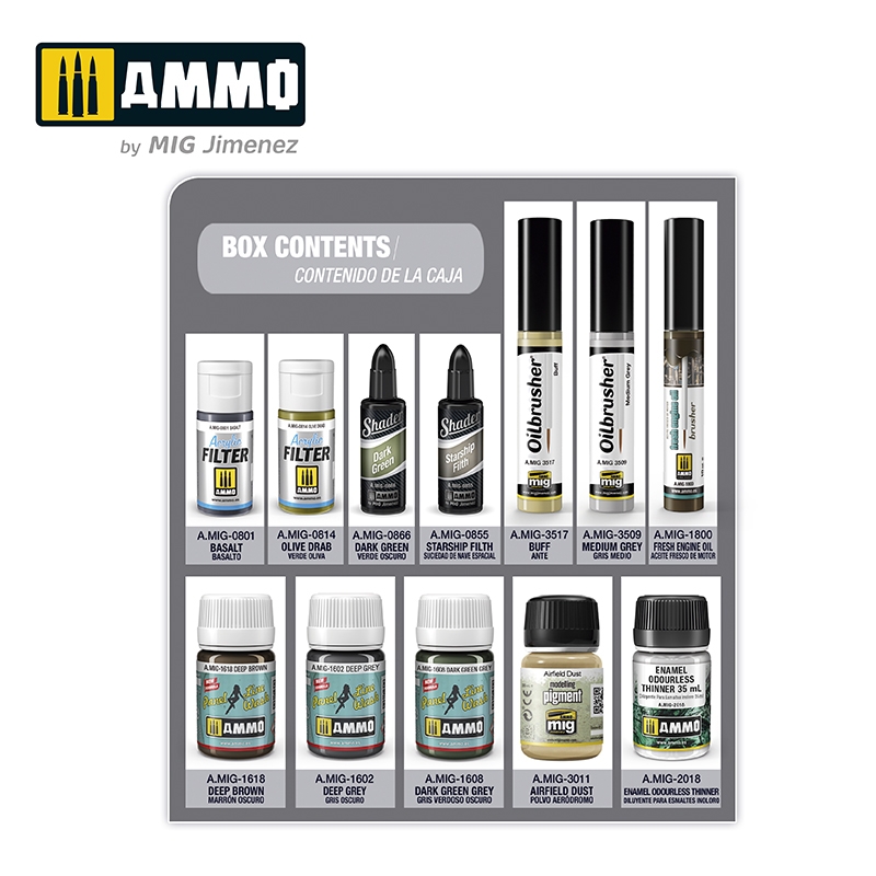 AMMO Brasil | A.MIG-7815 SUPER PACK WWII USAAF Aircraft