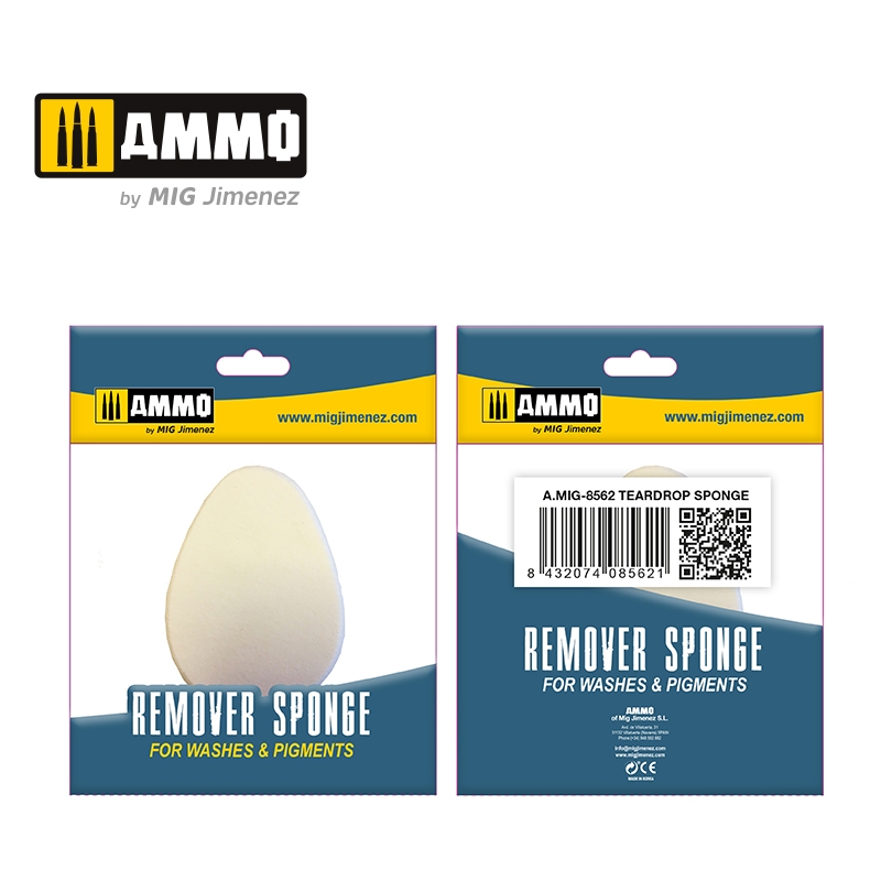 AMMO Brasil | A.MIG-8562 TEARDROP SPONGE