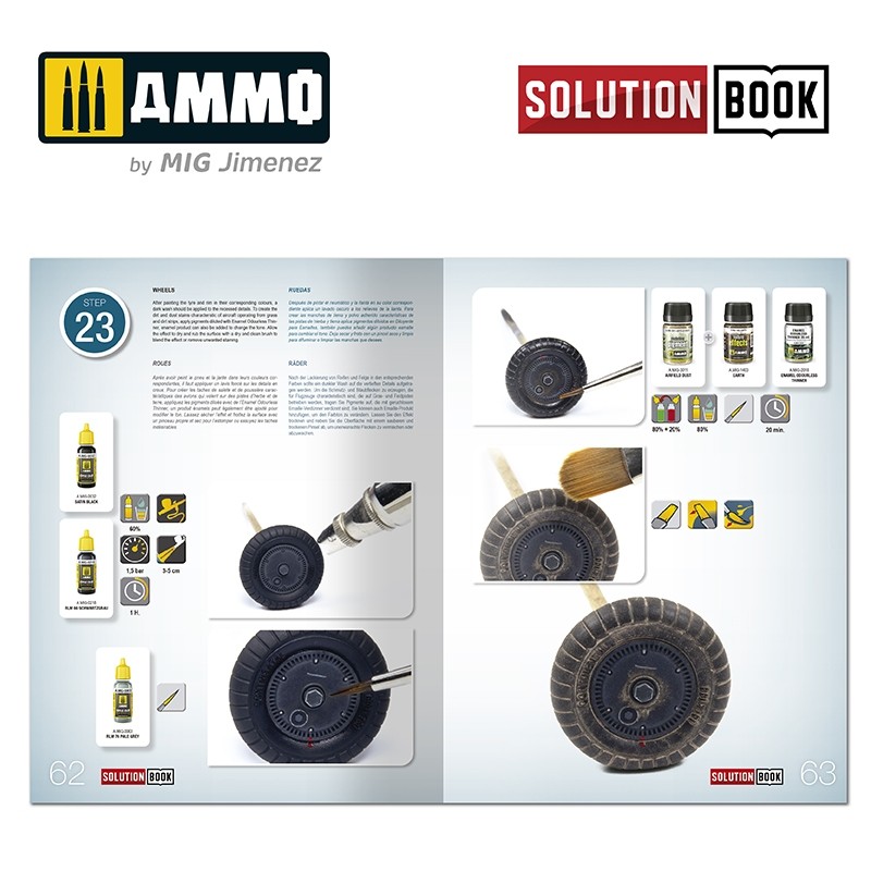 AMMO Brasil | A.MIG-6526 HOW TO PAINT WWII LUFTWAFFE MID WAR - SOLUTION BOOK