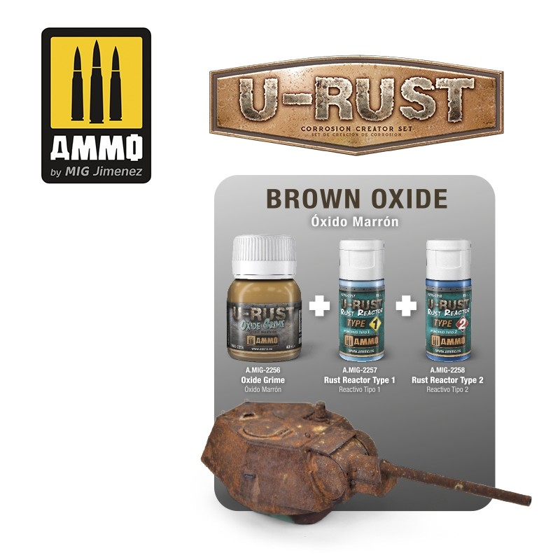 AMMO Brasil | A.MIG-7460 U-RUST CORROSION CREATOR SET