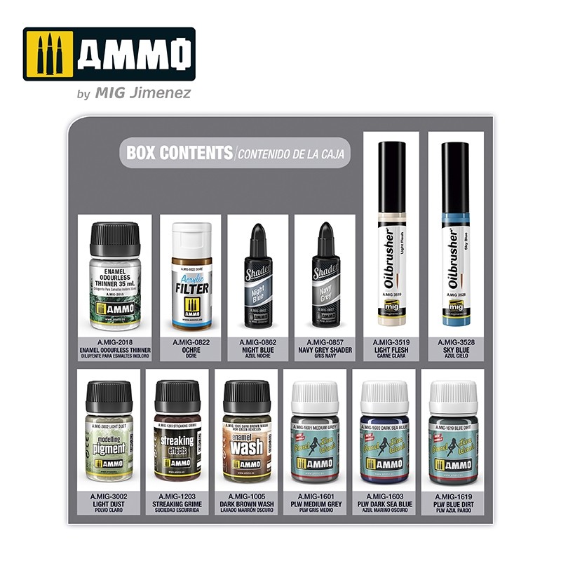 AMMO Brasil | A.MIG-7811 SUPER PACK WWII US NAVY AIRCRAFT