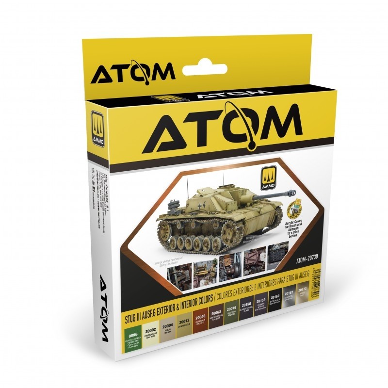 AMMO Brasil | ATOM-20730 ATOM STUG III Ausf.G Exterior & Interior ...
