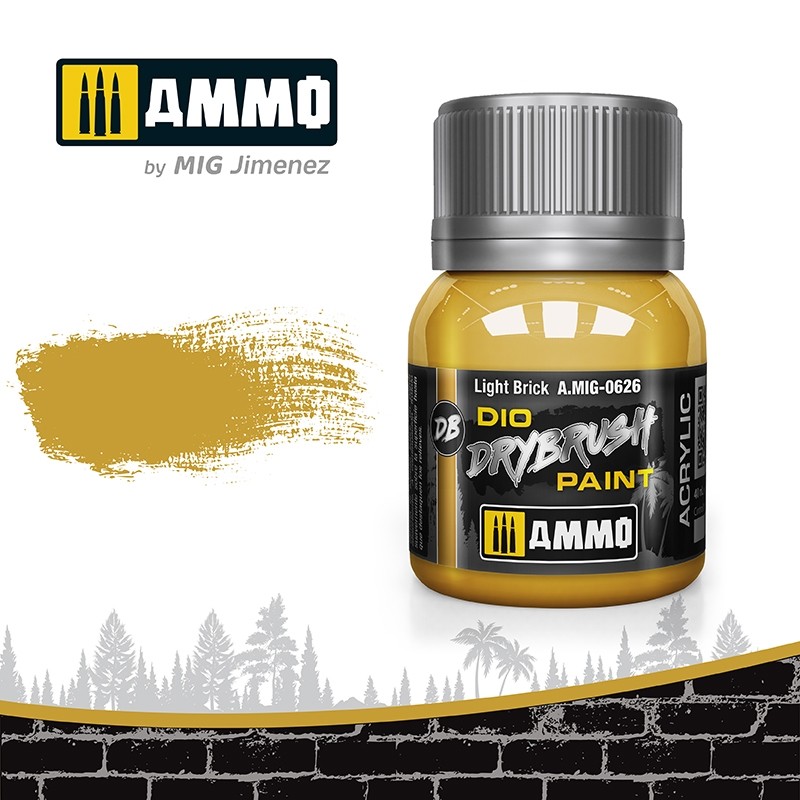 AMMO Brasil | A.MIG-0626 DRYBRUSH LIGHT BRICK