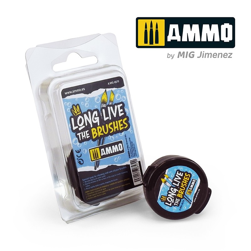 AMMO Brasil | A.MIG-8579 Long Live the Brushes - limpador e conservador para pincéis